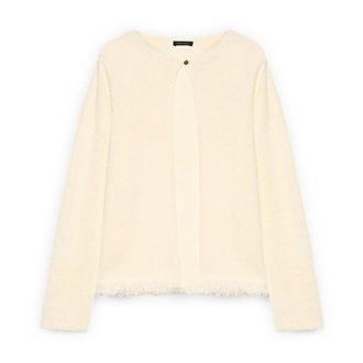 Fiorella Rubino Damen, Strickwaren, Wei&szlig;, XLGr&ouml;&szlig;e