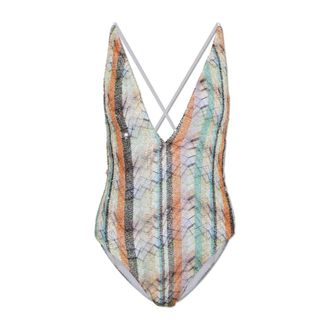 Missoni Einteiliger Badeanzug mit Lurexfaden - - Swimwear - Damen - Mehrfarbig - S