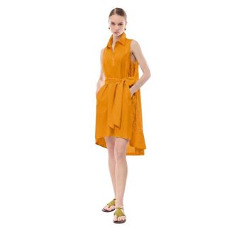 Nenette Damen, Kleider, Orange, SGr&ouml;&szlig;e