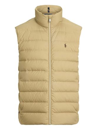Polo Ralph Lauren gilet matelassé à logo brodé - Tons neutres