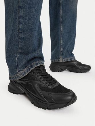 Calvin Klein Sneakers Hike Runner Laceup Strip M-Lt HM0HM02154 Schwarz