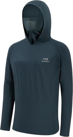 Bassdash UPF 50+ Chemise de pêche à Manches Longues avec Masque UV pour Homme