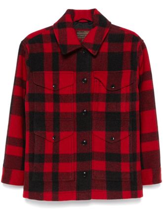 Filson veste Ws Mackinaw Cruiser - Rouge