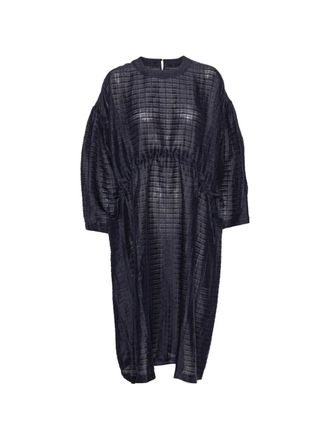 Henrik Vibskov robe mi-longue Shelter - Bleu