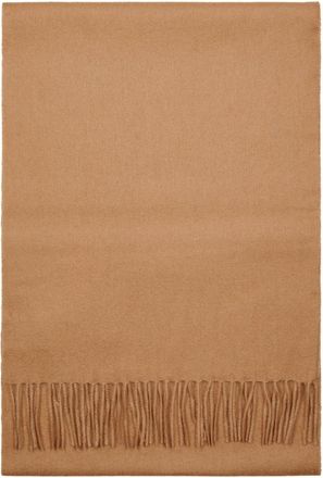 Tom Rusborg Unifarbener Softer Schal aus Kaschmir mit Fransen in