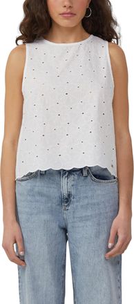 QS by s.Oliver Blusentop mit Lochstickerei