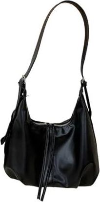 Generic Sac à bandoulière rétro de grande capacité pour les loisirs, marron, Taille unique