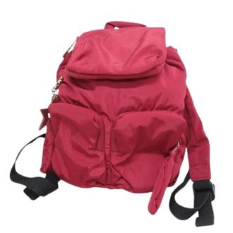 Chlo&eacute; Pre-owned JOY Rider Nylon Backpack - Femme - Pre-owned - Rouge - Taille: ONE Size