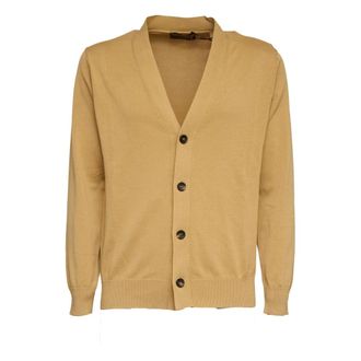 FILIPPO DE LAURENTIIS Cardigan Scollo a V - - Knitwear - Herren - Beige - S