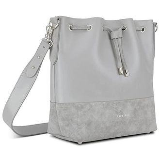 Expatri&eacute; Sac &agrave; main gris Femme Fille SARAH sac port&eacute; &eacute;paule en cuir synth&eacute;tique v&eacute;g&eacute;talien pour loisirs & travail - Sac Crossbody chic & &eacute;l&eacute;gant
