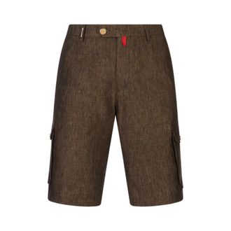 Kiton Herren, Shorts, Braun, W34Gr&ouml;&szlig;e