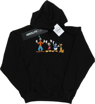 Disney Herren Mickey Mouse Friends Hoodie (Schwarz)