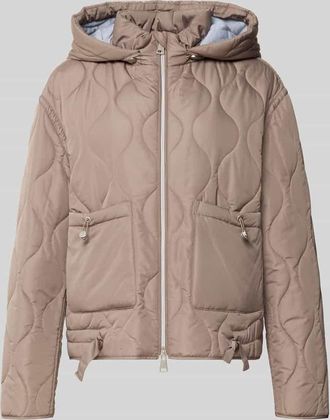 White Label Steppjacke mit Kapuze
