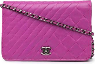 Chanel Hobo Bags - Lambskin Coco Boy Wallet On Chain - Gr. unisize - in Orange - f&uuml;r Damen