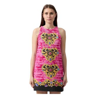 Versace Jeans Couture Bunte Mini-Trapezkleid - - Dresses - Damen - Mehrfarbig - XS