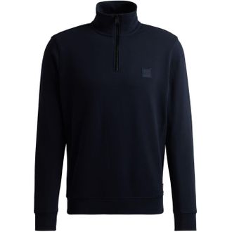 HUGO BOSS Sweatshirt f&uuml;r Herren, Frottee (Dunkelblau)