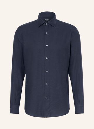 Ermenegildo Zegna Zegna Hemd Regular Fit blau