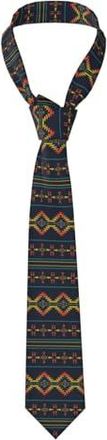 Generic Cravate Pour Hommes Azt&egrave;que, Am&eacute;rindien, Sud-Ouest Am&eacute;ricain, Ethnique Vintage Classique Necktie Confortable Cravate DAffaires Pour F&ecirc;te L&Eacute;cole C&eacute;l&eacute;br