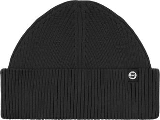 Hanseheld Strickm&uuml;tze Seeb&auml;r Rippstrick Schwarz Dockerm&uuml;tze Baumwolle GOTS Organic | Seemannsm&uuml;tze | Baumwolle | Rippstrick | Bio | Made in Germany