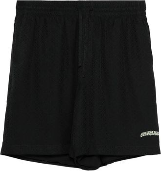 Casablanca Volcano silk shorts - Schwarz