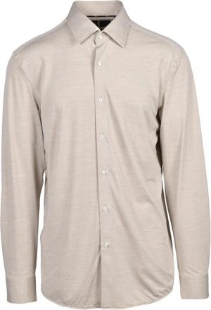 HUGO BOSS Chemise Performance - Homme - Chemises - Beige - Taille: XL