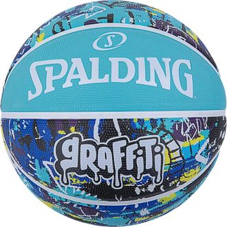 Spalding Graffiti Ball 84373Z, Unisex basketballs, Blue, 7 EU