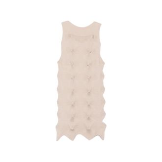 Issey Miyake Damen, Kleider, Beige, MGr&ouml;&szlig;e