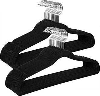 Songmics Kleiderbügel Samt, 30er Set, Bügel, Jackenbügel, 41,5 cm breit, Anzugbügel, dünn, gut belastbar, um 360° drehbarer Haken, für Mäntel, Hemden und Anzüg