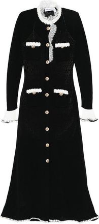 Self Portrait Lace-trim Midi Dress