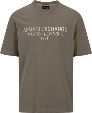 A|X Armani Exchange T-shirt droit &agrave; logo en coton