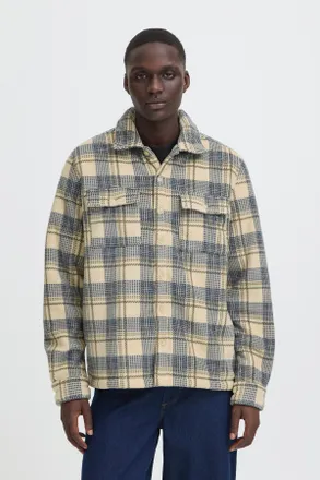Blend BHBAKI SHIRT CHECK Kunstfaser, regular fit