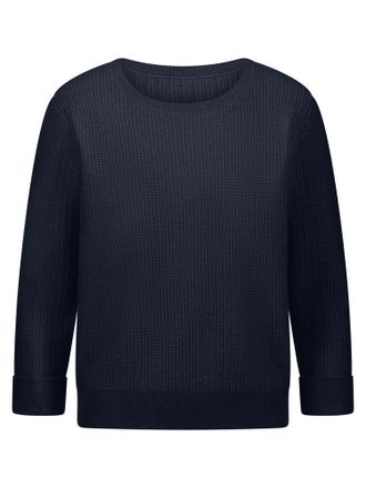 Peter Hahn Rundhals-Pullover Peter Hahn blau