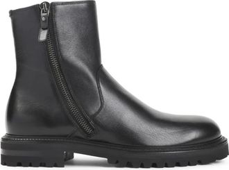 Giorgio Armani Stiefel - Refined Black Ankle Boots With Polished Finish - Gr. 8_5 - in Schwarz - für Damen