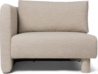 Ferm Living Canap&eacute; Dase boucl&eacute; module gauche Ferm Living