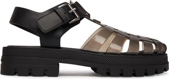 Tommy Jeans Sandalen Tommy Jeans Jelly Chunky Cleat Fisherman EN02949 Schwarz