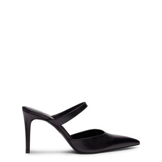 Stuart Weitzman Femme, Chaussures, Noir, Taille: 38 1/2 EU Power Mule 85