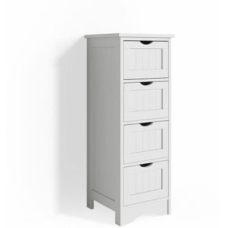 Vicco Badschrank Bianco, Weiß, 30 x 81 cm, Vicco