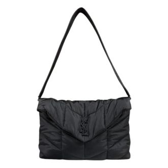 Saint Laurent Pre-owned Nylon Umh&auml;ngetasche - - Pre-owned - Damen - Schwarzk - ONE SIZE
