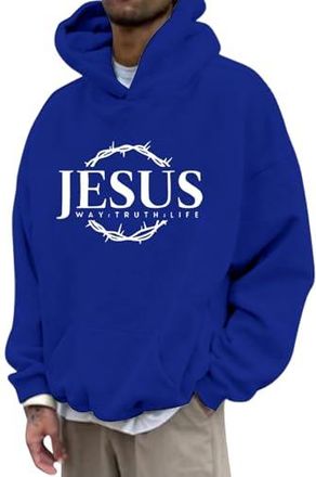 Generic Sweat a Capuche Homme Hooded Sweatshirt Sweatshirt &agrave; Capuche D&eacute;contract&eacute; pour Automne et Hiver, Pull Confortable avec Cordon pour Activit&eacute;s Ext&eacute;rieure