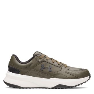 Under Armour Herren Edge Leder Sportschuhe f&uuml;r Indoor und Outdoor, atmungsaktive Trainingsschuhe mit gepolsterter Sohle, stylischer Fitnessschuh mit Leder,Expediti