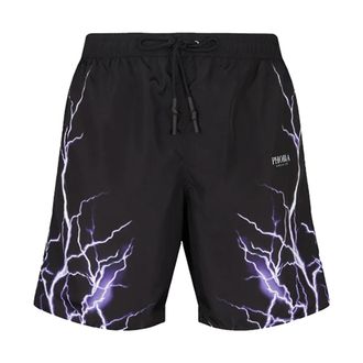 Phobia Archive Lightning Print Badeshorts - - Swimwear - Herren - Schwarzk - XL