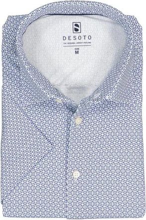 DeSoto Herren Hemden blau gemustert