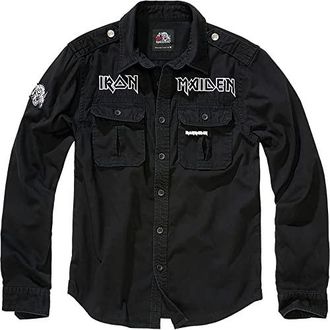 Brandit Maiden Vintage Shirt EDDI LS, color: black, size: 6XL