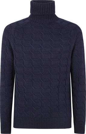 Zanone Homme, Pulls, Bleu, Taille: 2XL Veste à Col Châle pour Homme