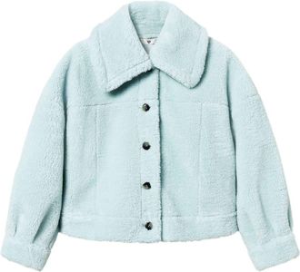 Twin-Set Wendbare Jacke aus Faux Fur - Gr&uuml;n