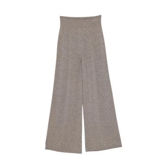 VANIS&Eacute; Wide Pantalons - Femme - Pantalons - Brun - Taille: 36 FR