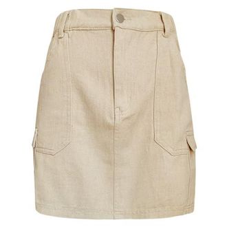 Generic Jupe Short Femme - Jupe en Jean pour Femmes Jupe Douce Aux Hanches Taille &eacute;Lastique Poche Cargo Jupe en Jean Jupe Violette Grande Taille