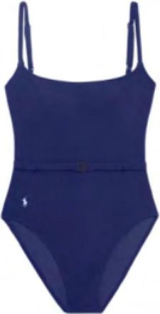 Polo Ralph Lauren Femme, Maillots de bain, Bleu, Taille: 38 FR Intero One-piece