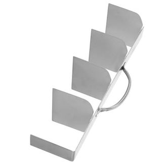 Pretyzoom Outil de D&eacute;coupe pour Tiramisu en Acier Inoxydable 40&times;95 CM Coupe-Part Pr&eacute;cis en 5 Parts Uniformes Diviseur de G&acirc;teau pour P&acirc;tisserie Maison et Occasi