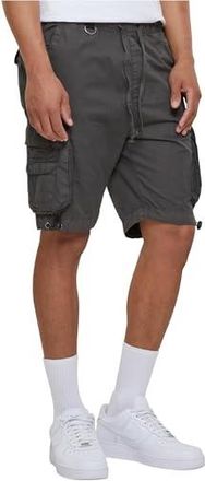 Urban Classics Double Pocket Cargo Shorts, Shorts Homme, Magnet, S